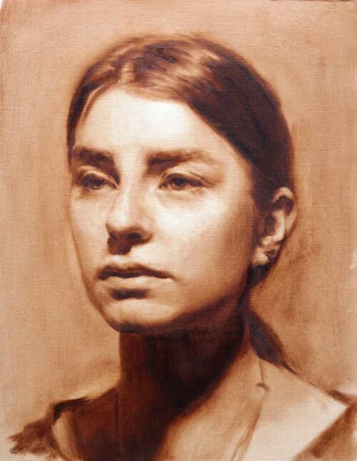 Wash Drawing 4 (Rendering the head) | Realist Academy of Art Walton Hall